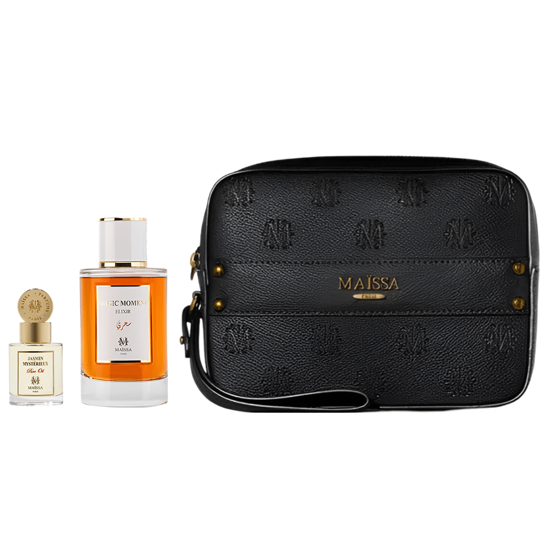 Shop Maissa Magic Moment EDP Set with Pure Oil and Pouch for Women | My ...